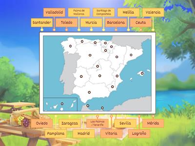 Capitales de españa - Recursos didácticos