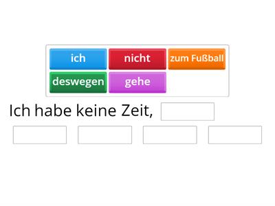 Deshalb deswegen - Unterrichtsmaterialien