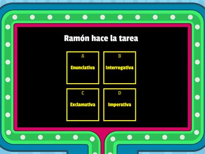 4 tipos de oraciones - Recursos didácticos
