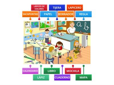 Los utiles escolares - Teaching resources