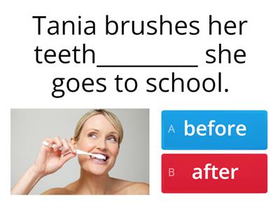 Before after between - Teaching resources