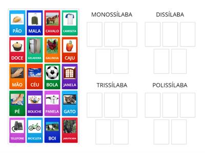 Dissílaba - Recursos de ensino