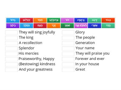 Ashrei prayer - Teaching resources