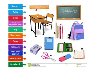Classroom objects - Recursos de ensino