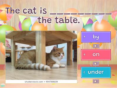 Opposite next to behind between - Teaching resources