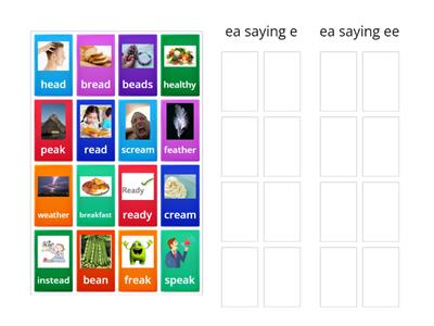 Ea words - Teaching resources