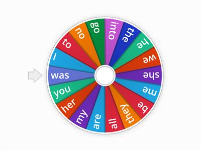 Phase 2 and 3 tricky words spinner - Teaching resources