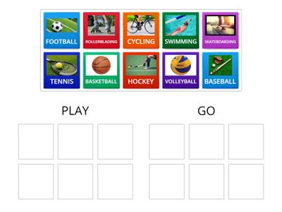 Sports Do go play - Recursos didácticos