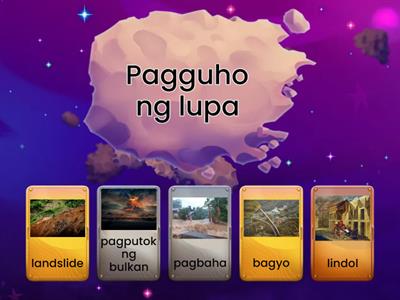 Mga larawan ng ibat ibang talento - Aktibidad sa pagtuturo