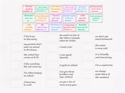 So because although - Teaching resources