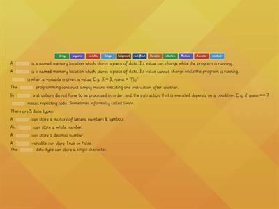 Programming - Teaching resources