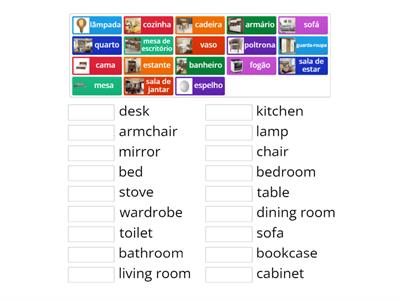 Rooms and furniture speaking - Teaching resources
