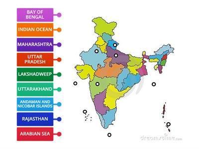 State map of india - Teaching resources