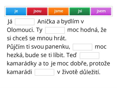 Sloveso být - Výukové zdroje