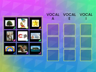 Vocales a e i - Recursos didácticos