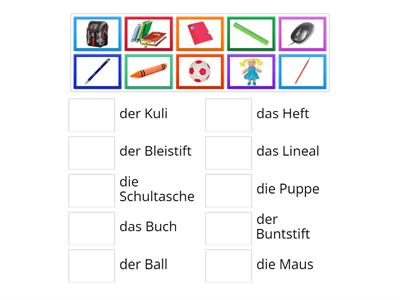 Deutsch schulsachen - Materiały dydaktyczne