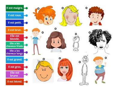 La description physique adjectifs - Teaching resources