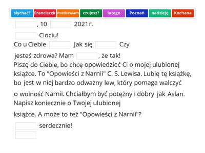 List - Materiały dydaktyczne