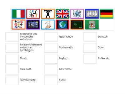 Schulfächer - Teaching resources