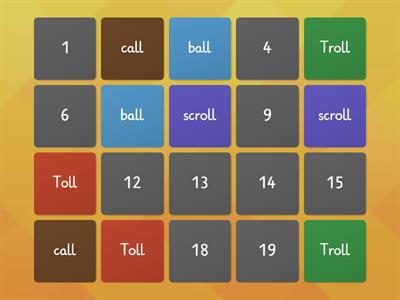 All oll ull - Teaching resources