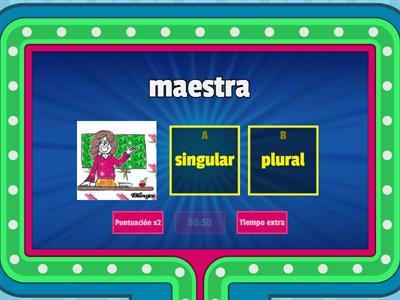 Singular y plural juegos - Recursos didácticos