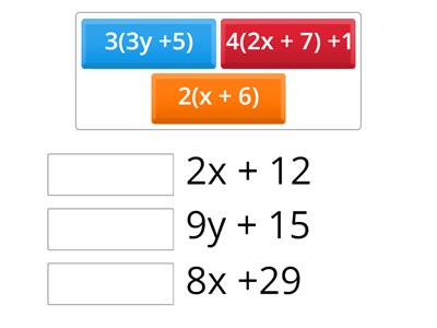Distributive property - Teaching resources