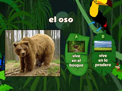 Donde viven animales - Recursos didácticos