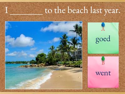 Past simple was were regular irregular - Teaching resources