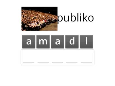 Pangngalang lansakan - Aktibidad sa pagtuturo