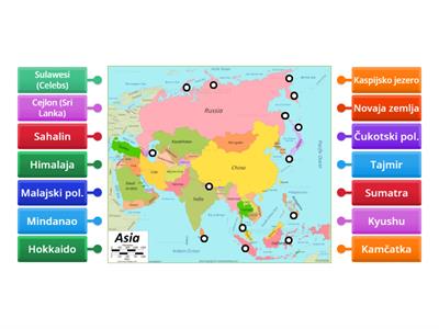 Zastave azija - Nastavne aktivnosti