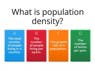 Population - Teaching resources