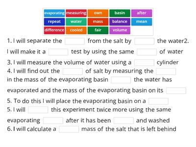 Evaporation - Teaching resources