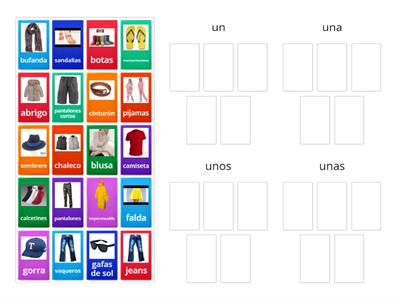 Un una unos unas - Teaching resources