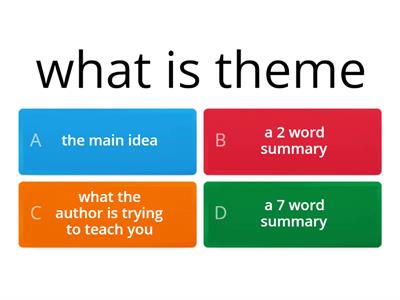 Theme - Teaching resources