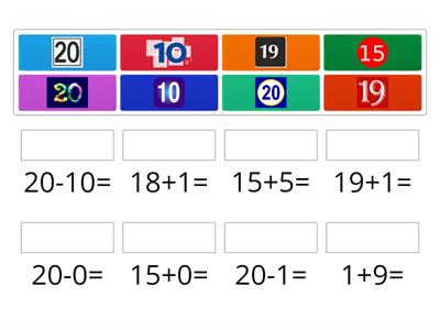 Odejmowanie Do 20 - Materiały dydaktyczne