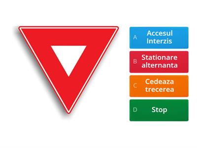 Semne de circulatie - Resurse didactice