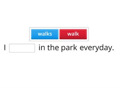 Primary ESOL Present Simple - Recursos didácticos