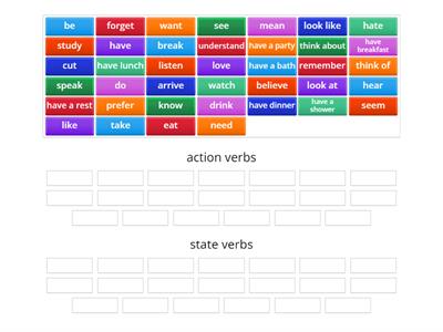 State verbs - Учебные ресурсы