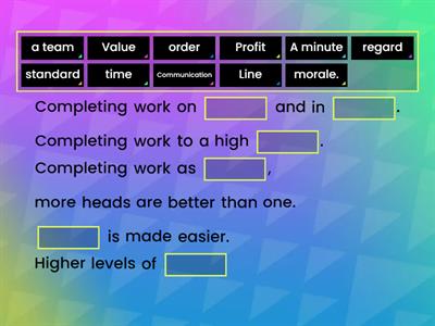 Teamwork - Teaching resources