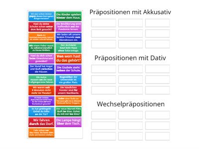 Wechselpräpositionen - Teaching resources