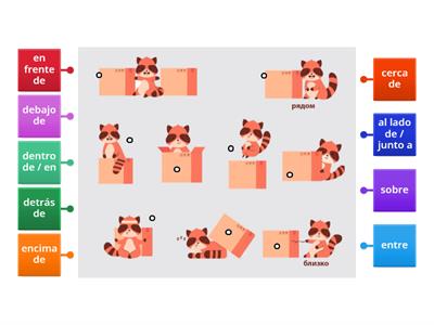 Preposiciones de lugar - Учебные ресурсы