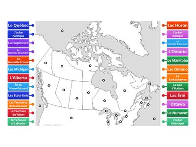Les provinces et les territoires du canada - Ressources pédagogiques