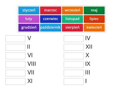 Znaki rzymskie - Materiały dydaktyczne