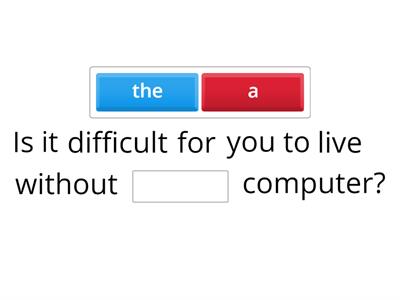 Definite article - Teaching resources