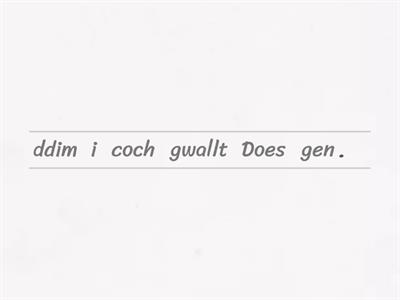 Oes gen ti - Teaching resources