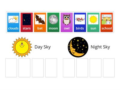 Day and night sky - Teaching resources