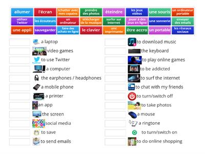 La technologie vocabulaire - Teaching resources