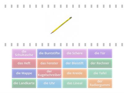 Schulsachen - Teaching resources