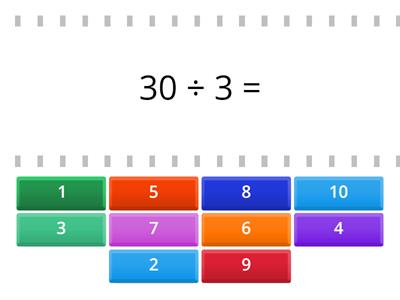 Impartirea la 3 - Resurse didactice