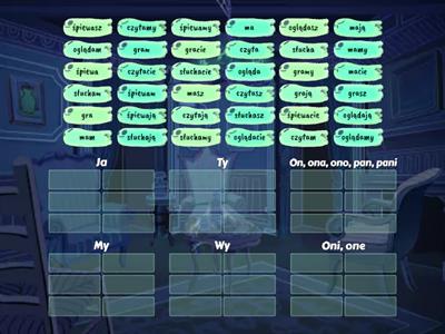 Koniugacja m sz - Учебные ресурсы